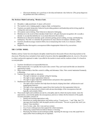 Keyideasofsevenmodelsofdiscipline | PDF