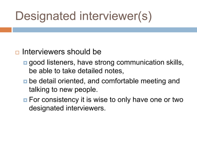 Key informant interview | PPTX | Resume Writing and Advice | Job Search