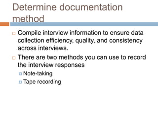 Key informant interview | PPT