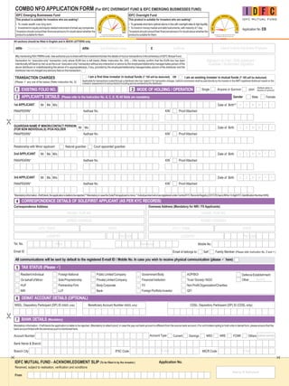 IDFC Emerging Businesses Fund_Key information memorandum | PDF