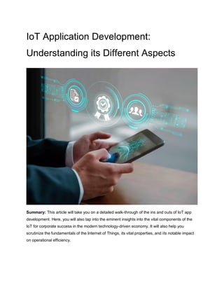 Key Insights into the Varied Aspects of IoT Application Development.pdf