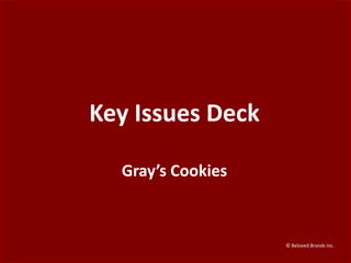 Ideal Key Issues presentation | PPT