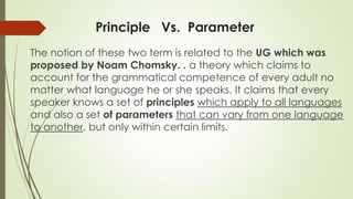 Key issues in 2nd language acquisition | PPTX