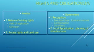 Key issues of mining contracts, Dr. B_Touahri, | PPTX