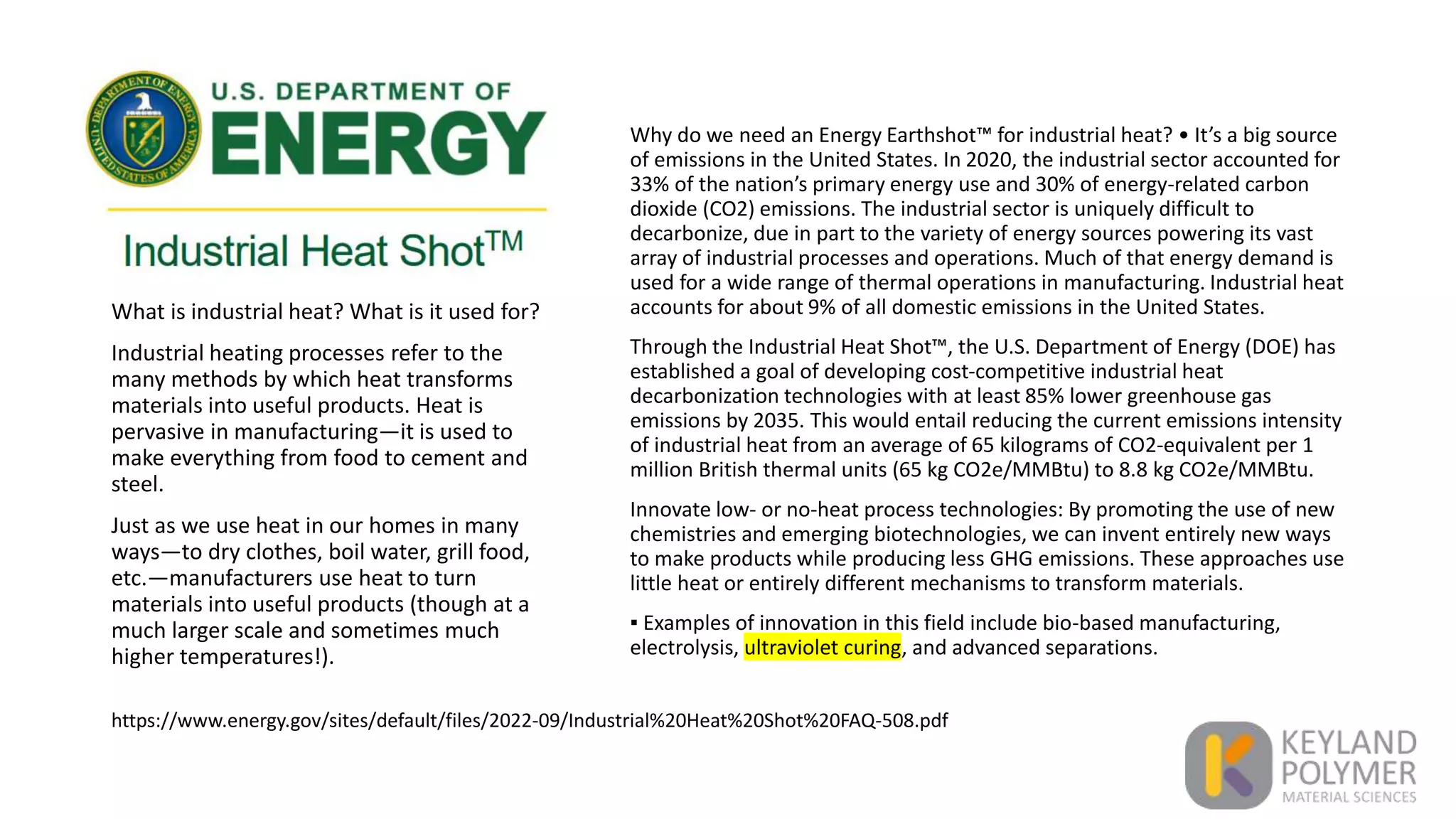 Keyland Polymer UV Cured Powder Overview | PPTX