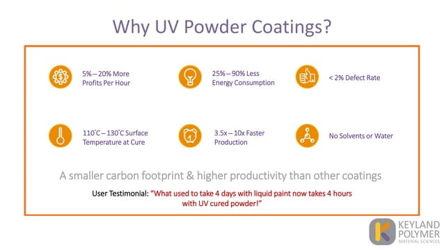 Keyland Polymer UV Cured Powder Overview | PPTX | Chemistry | Science