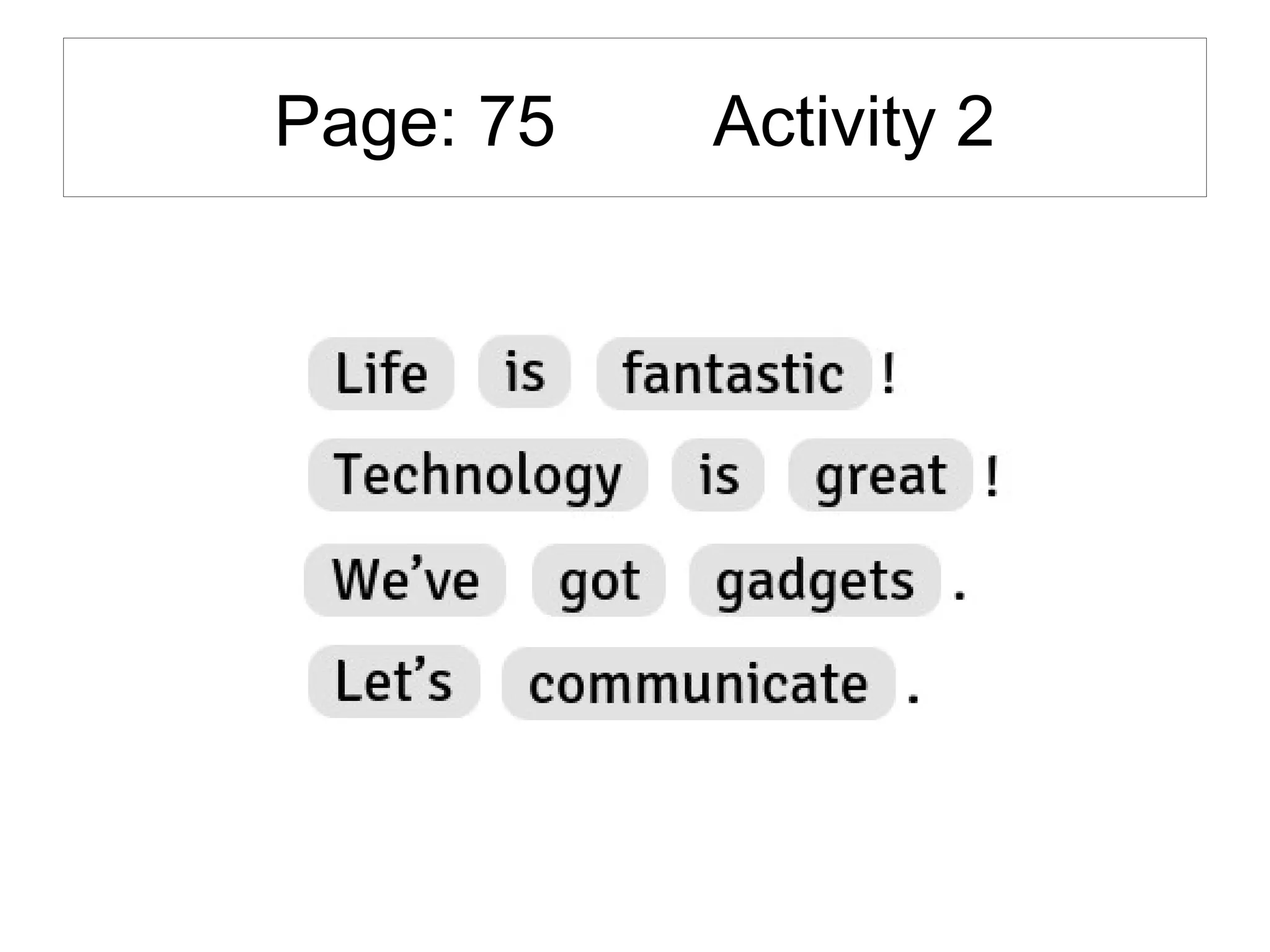 Key lets communicate song | PPT