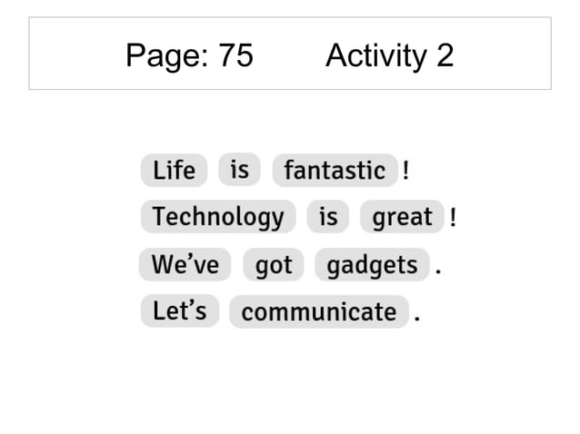 Key lets communicate song | PPT