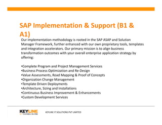 Keyline Corporate Presentation | PPT