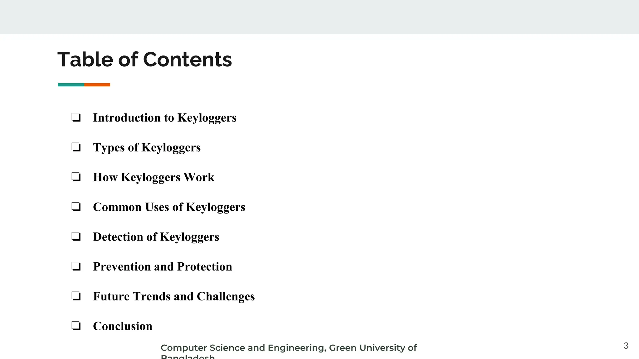 Presentation on Keyloggers in Cyber Security | PPTX