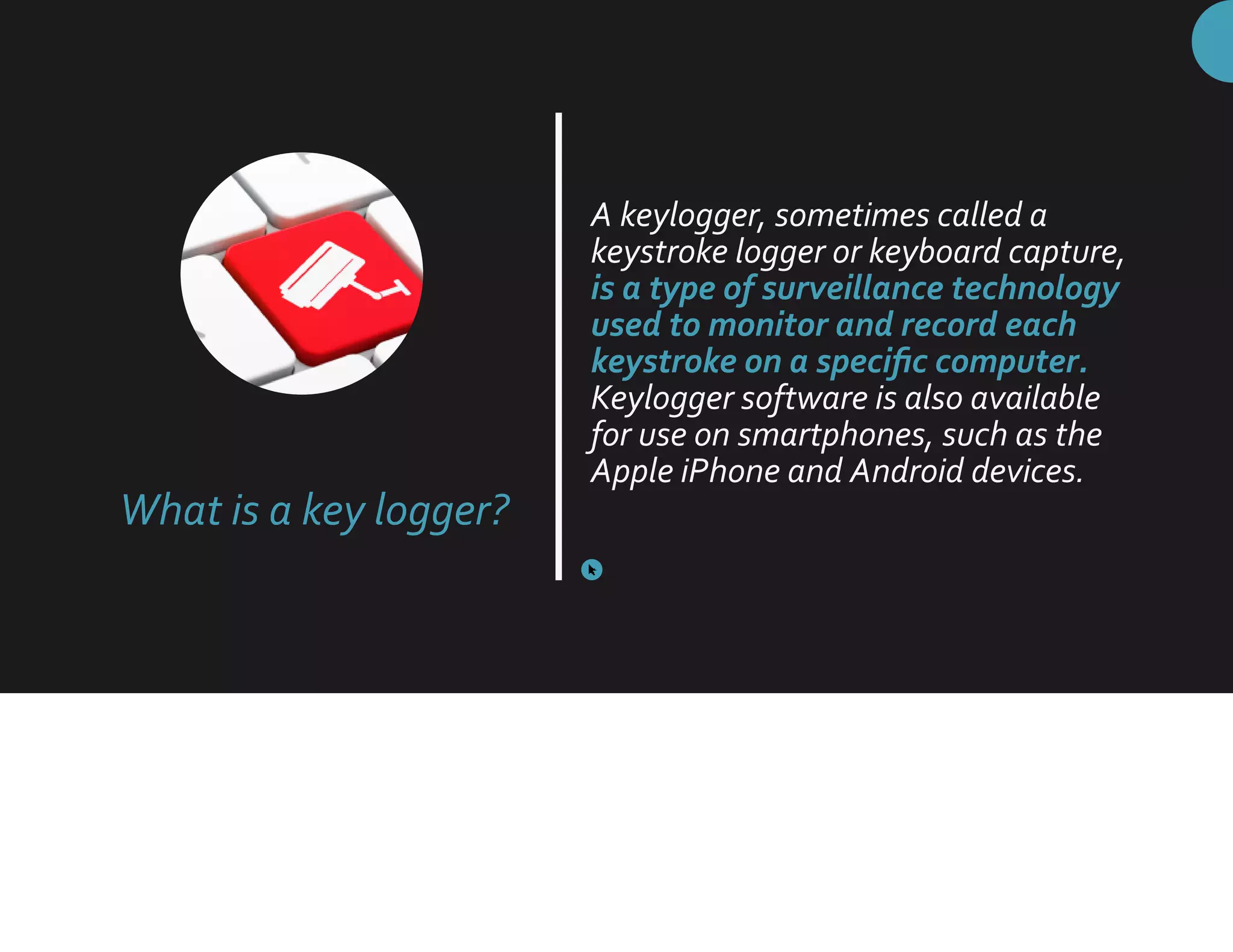 Key Logging.pptx.pdf | Computer Peripherals | Computing