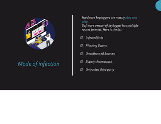 Key Logging.pptx.pdf | Computer Peripherals | Computing