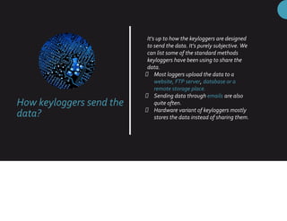 Key Logging.pptx.pdf | Computer Peripherals | Computing
