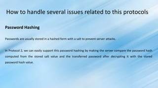 Keylogging resistant visual authentication Protocols | PPTX