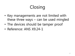 Key management | PPTX