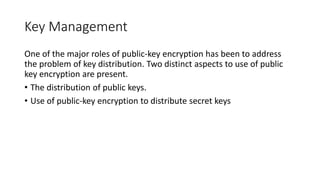 Key Management, key management three tools , | PPT