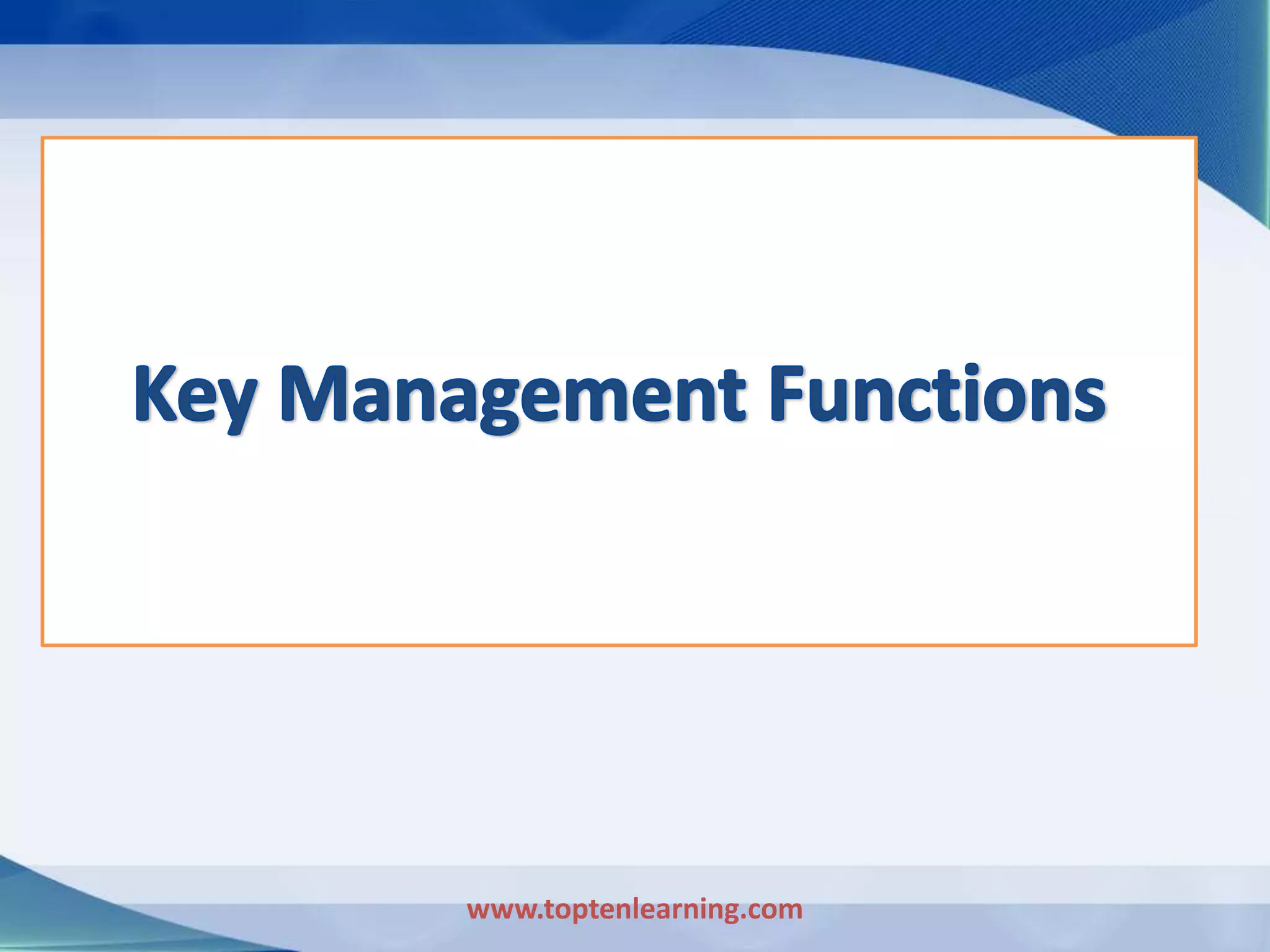 Key management functions | PPT