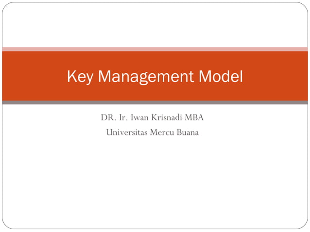Key management model | PPT