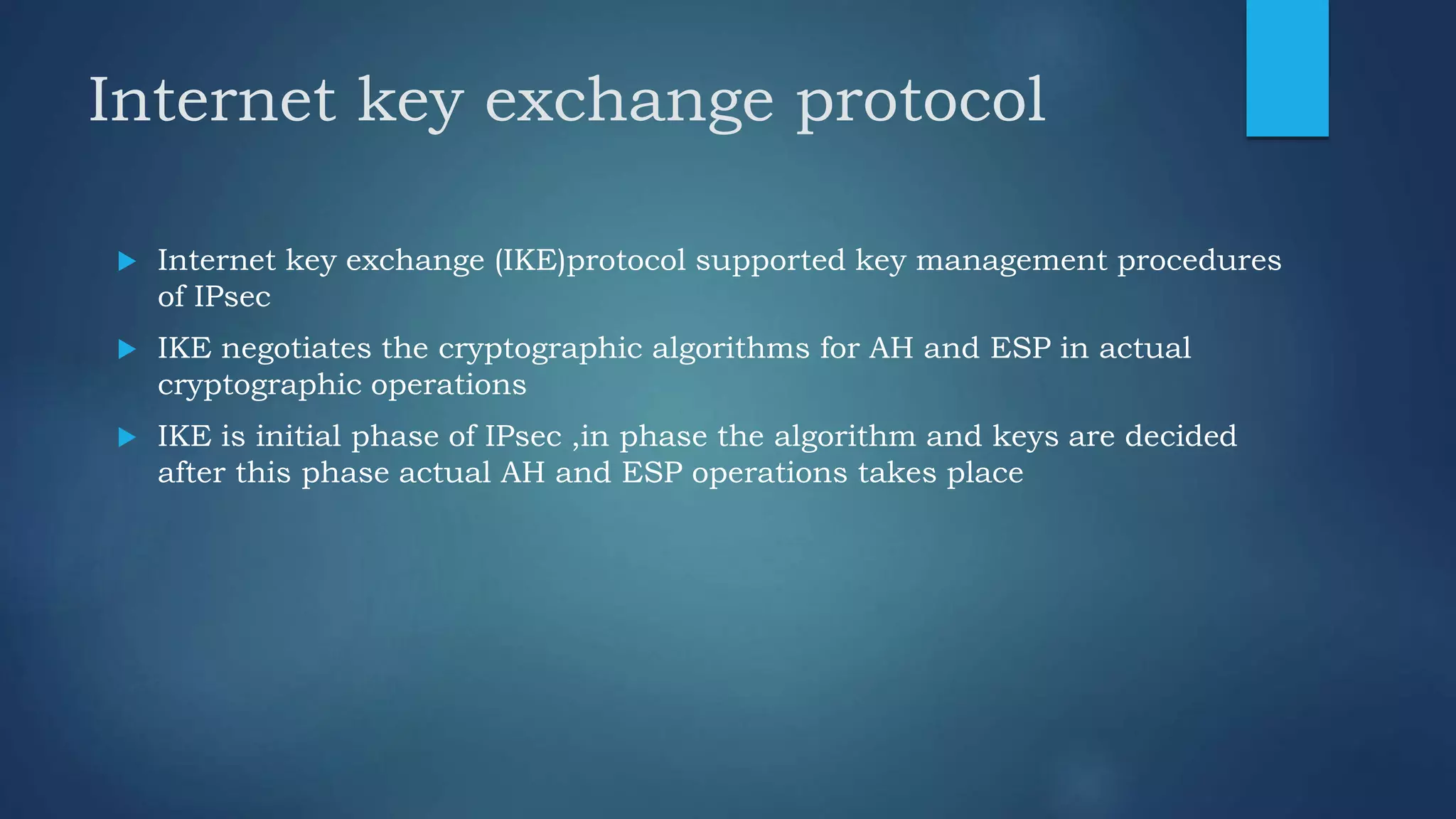 Keymanagement of ipsec | PPTX