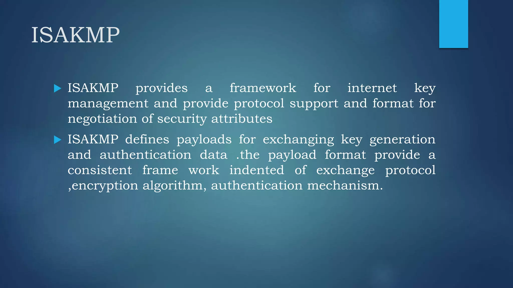 Keymanagement of ipsec | PPTX