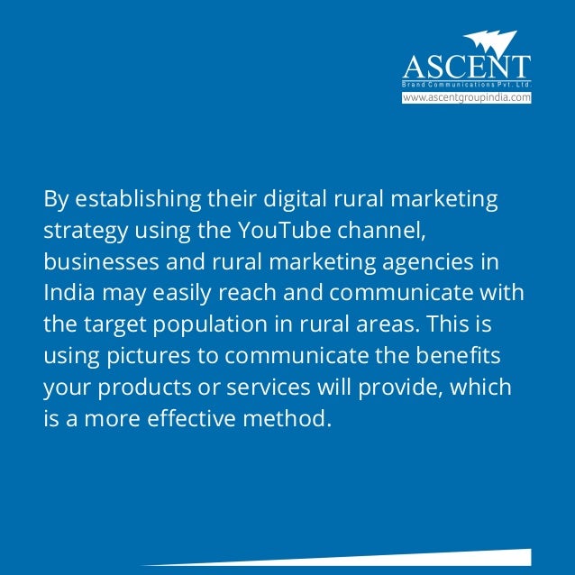 Key Marketing Strategies for Rural Communication in the Digital Era | PDF
