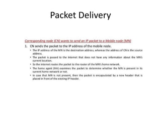Key mechanism of mobile ip | PPT