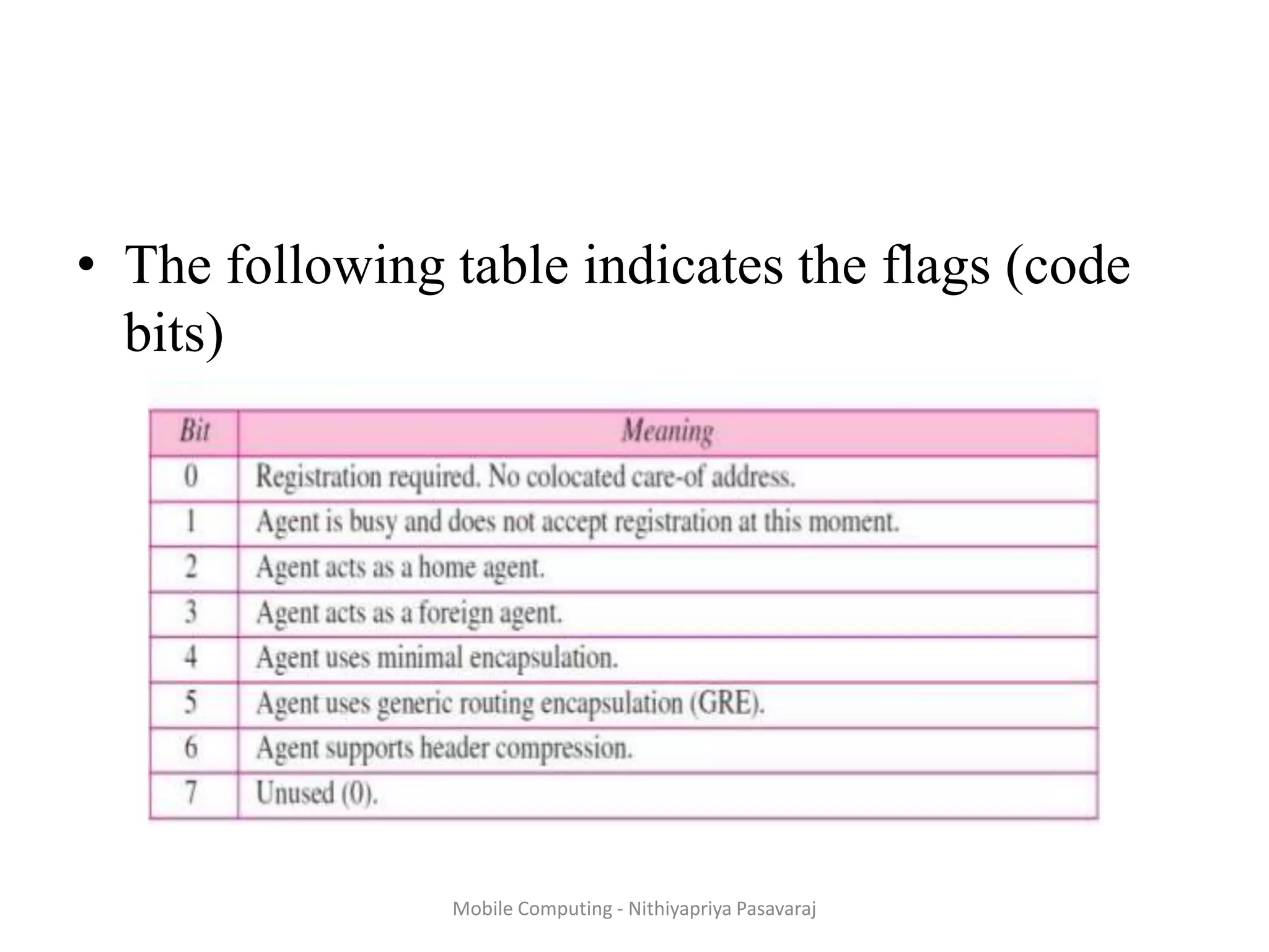 Key mechanism of mobile ip | PPSX