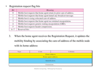 Key mechanism of mobile ip | PPSX