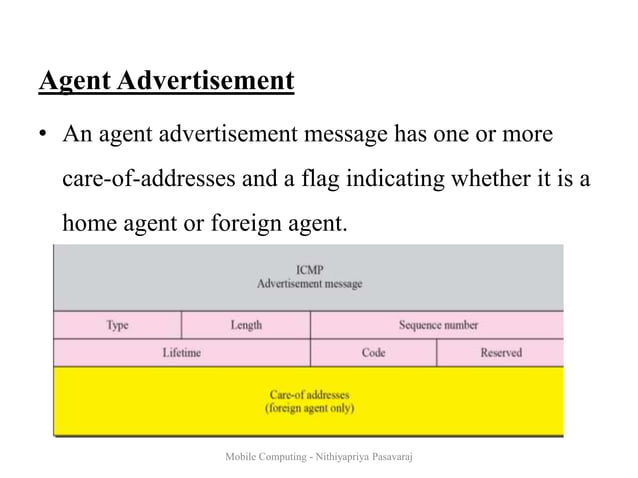 Key mechanism of mobile ip | PPSX | Computer Networking | Computing