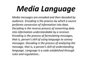 Key media concepts by sarmad a1 media | PPT