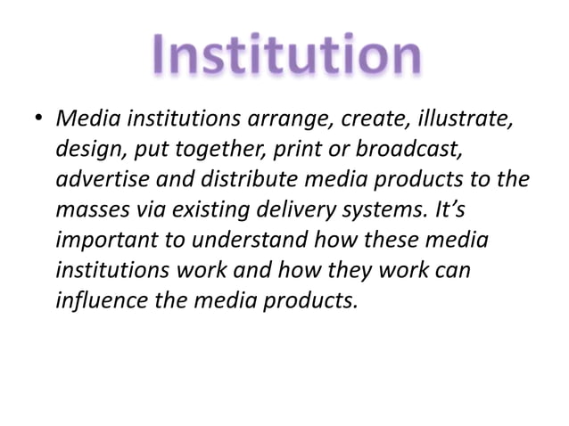 Key media concepts by sarmad a1 media | PPT