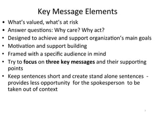 Key message development | PDF