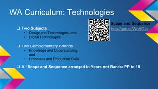Key Messages : WA Curriculum Digital Technologies | PPTX