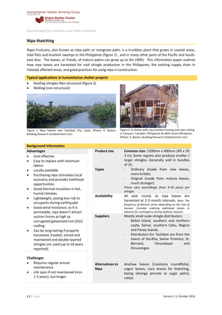 Key Messages Nipa V1.1.pdf | Landscaping | Home & Garden