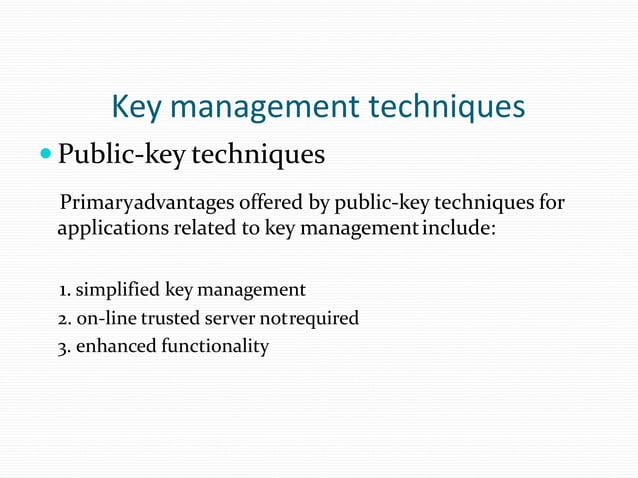 key management in cryptography and network security | PPTX