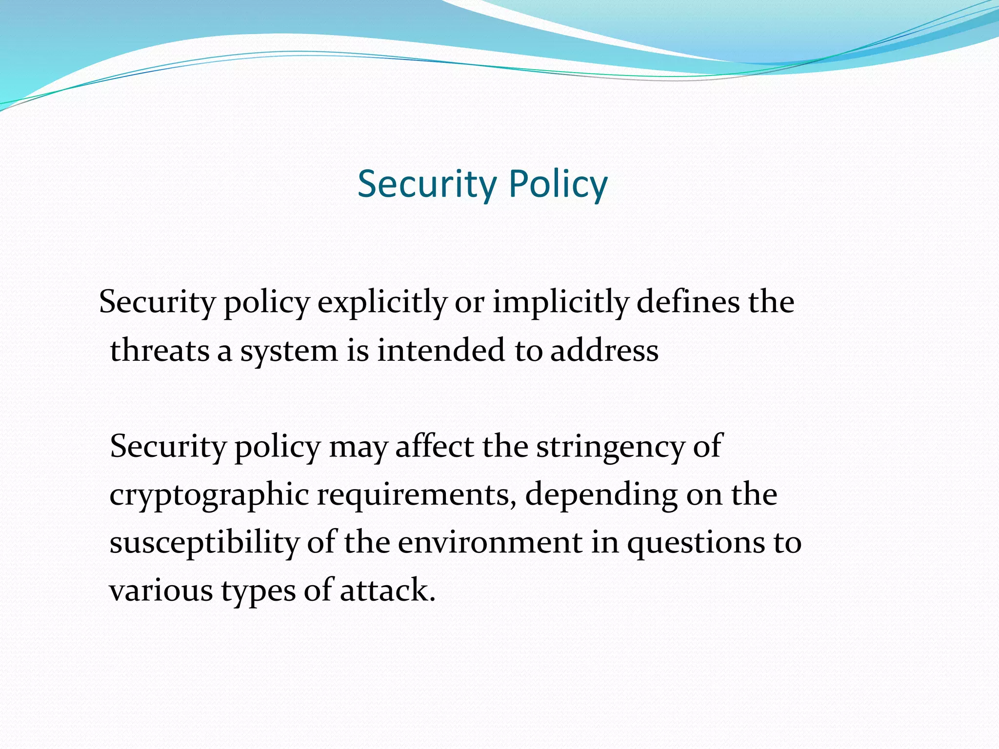 Key management and distribution | PPTX
