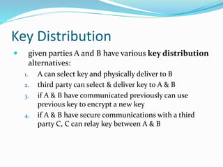 Key management and distribution | PPTX