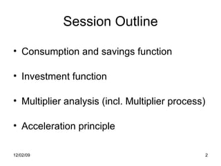 Keynesian Model Income Determination | PPT