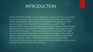 Keynesian approach | PPTX