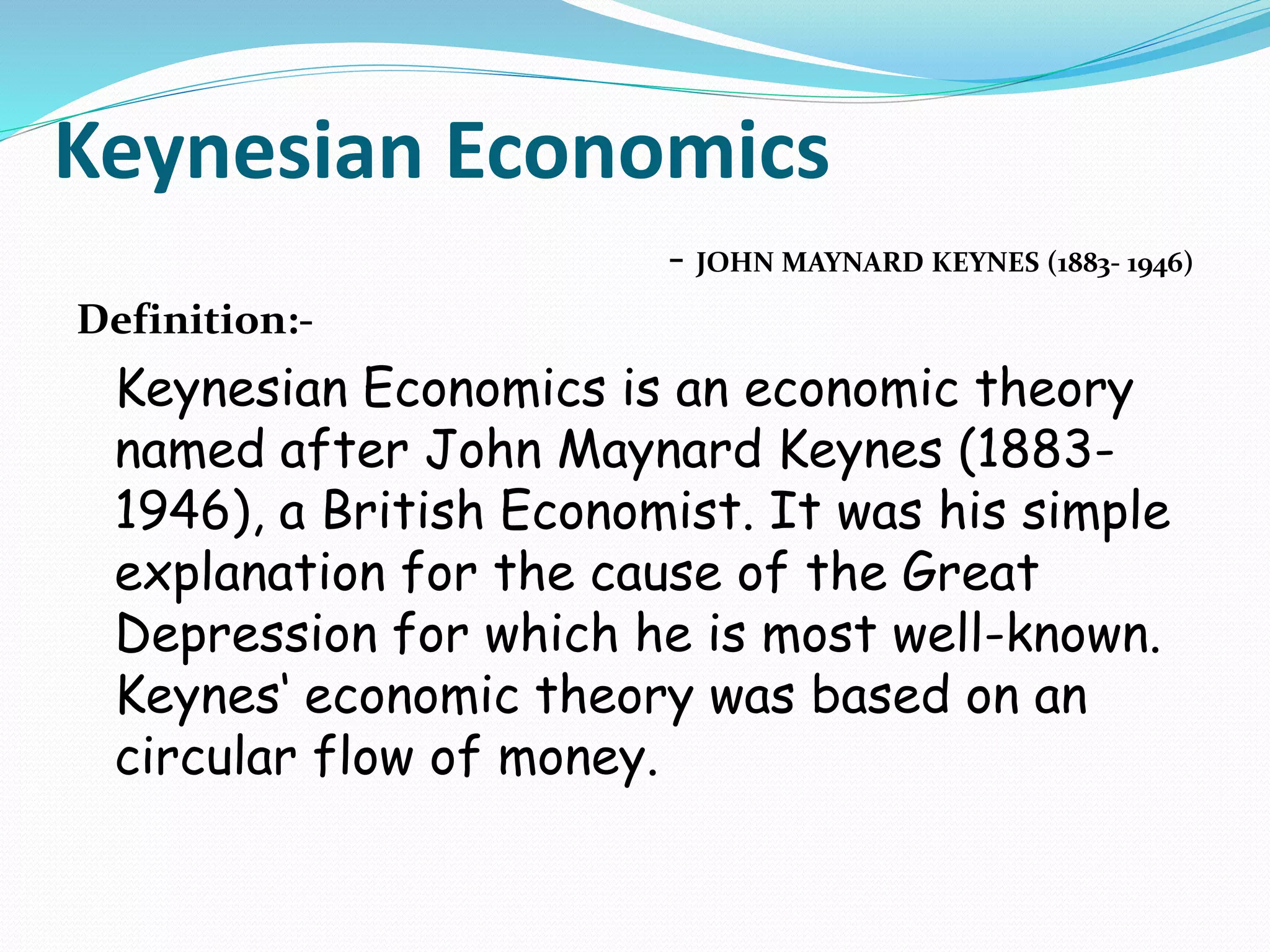 Keynesian economics | PPTX