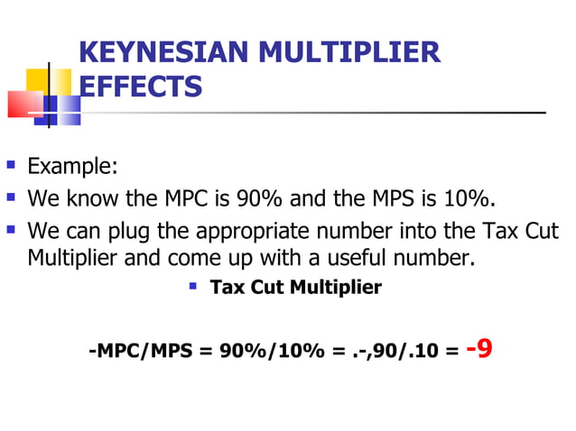 Keynesian multiplier effects | PPT | Business Accounting & Finance ...