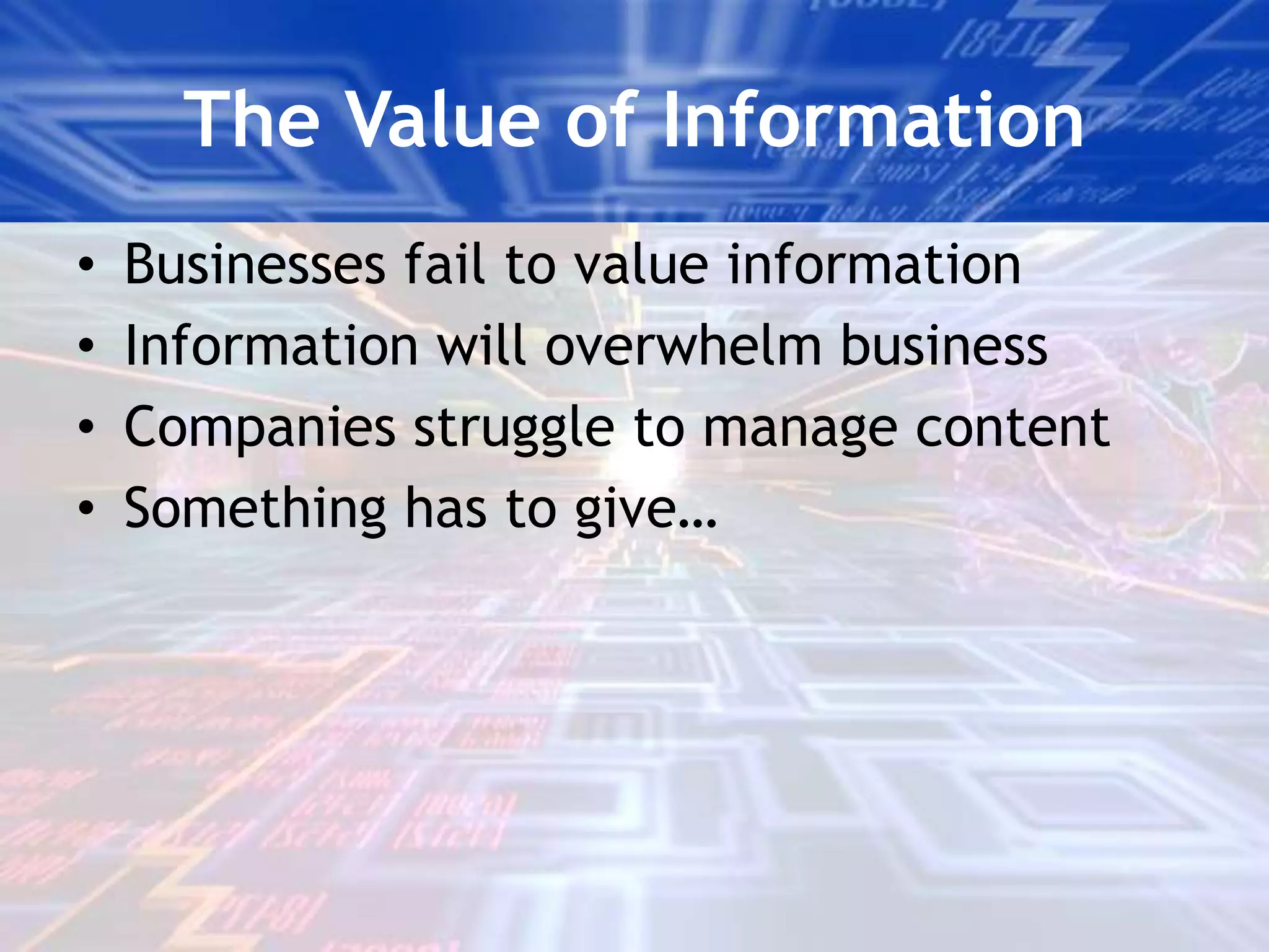 The Knowledge Revolution | PPT