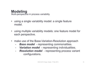 Multi-perspective Process Variability: A Case for Smart Green Buildings ...