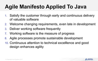Is An Agile Standard Possible For Java? | PPT