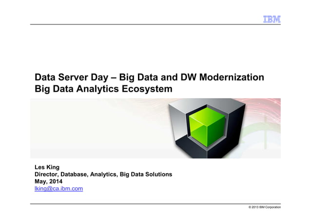 Key note big data analytics ecosystem strategy | PDF | Databases | Computer Software and ...