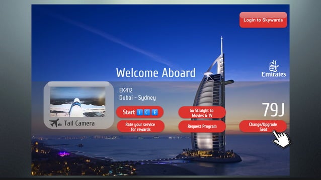 Emirates ICE System Mockup | PPT
