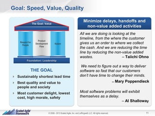 Keynote dean-leffingwell-keynote-be-agile-scale-up-stay-lean | PPT