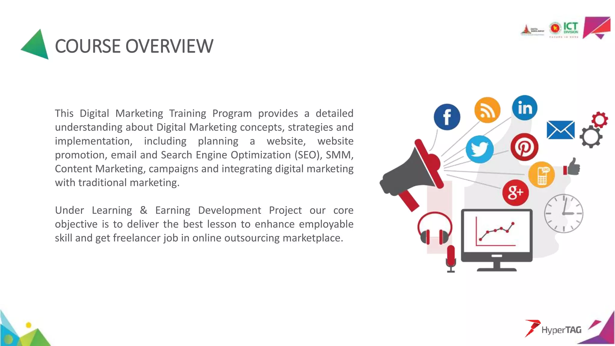 Keynote digital marketing Content Idea | PPT