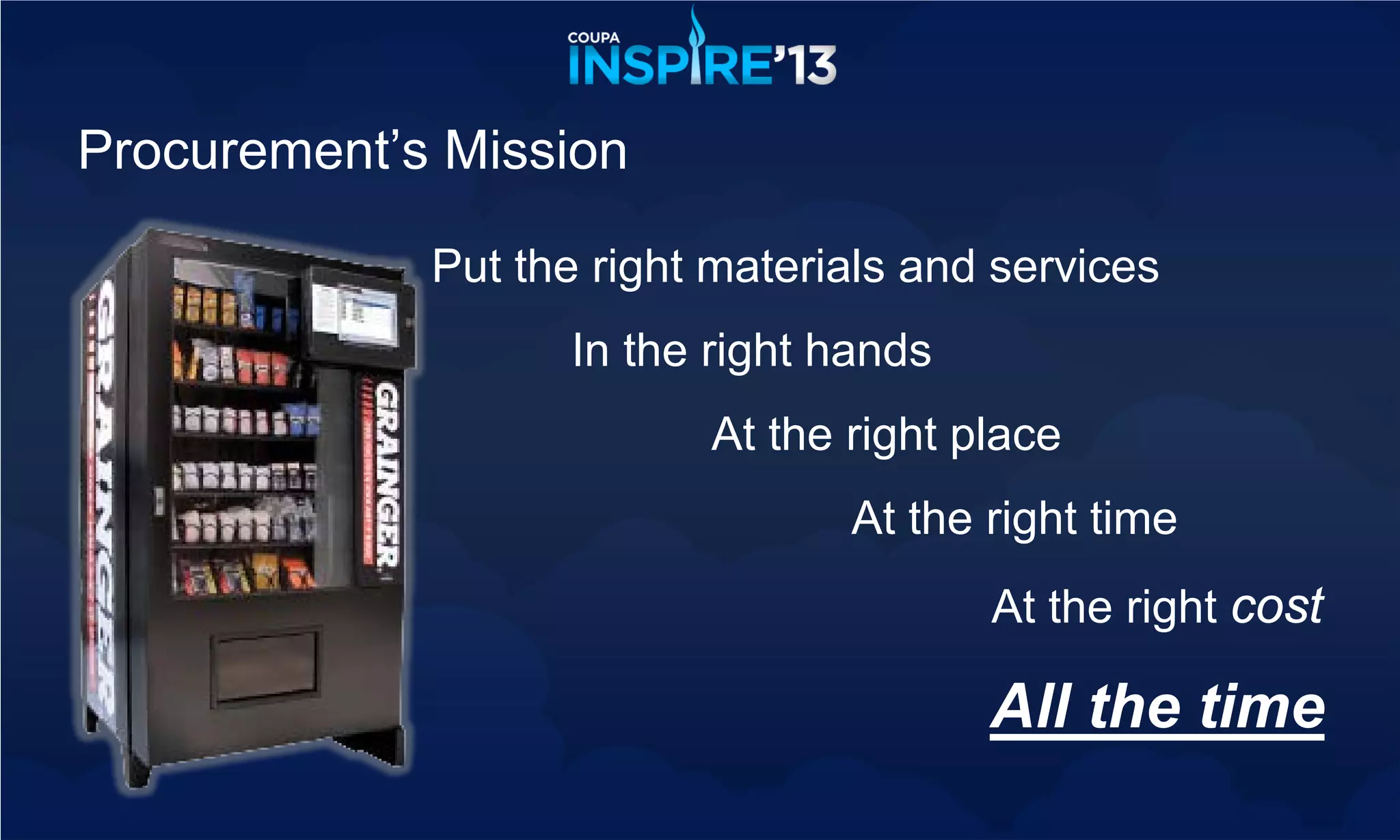 Patrick Hopkins, Coca Cola Bottling Procurement Director on How Coke ...