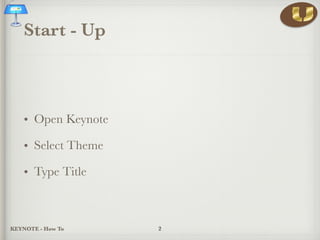 Keynote - A tutorial | PDF